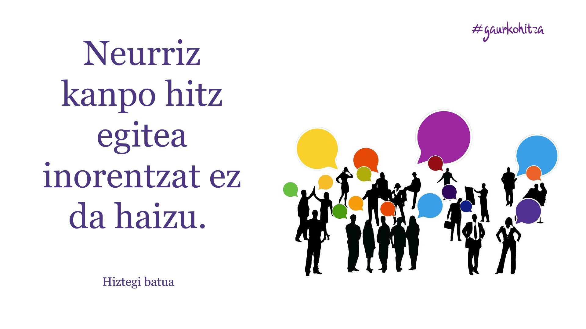 haizu | Gaurko hitza